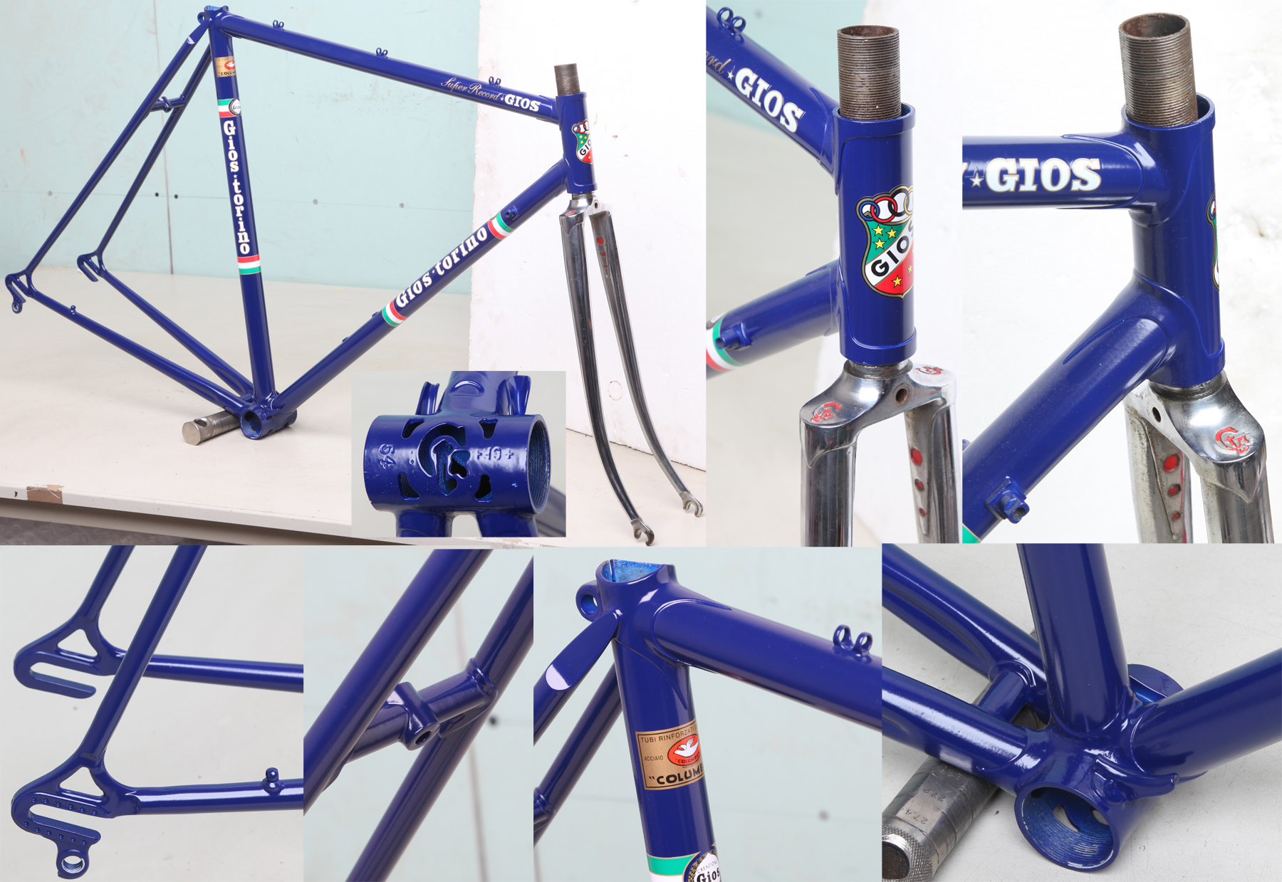 GIOS SUPER RECORD ROAD FRAME c1976