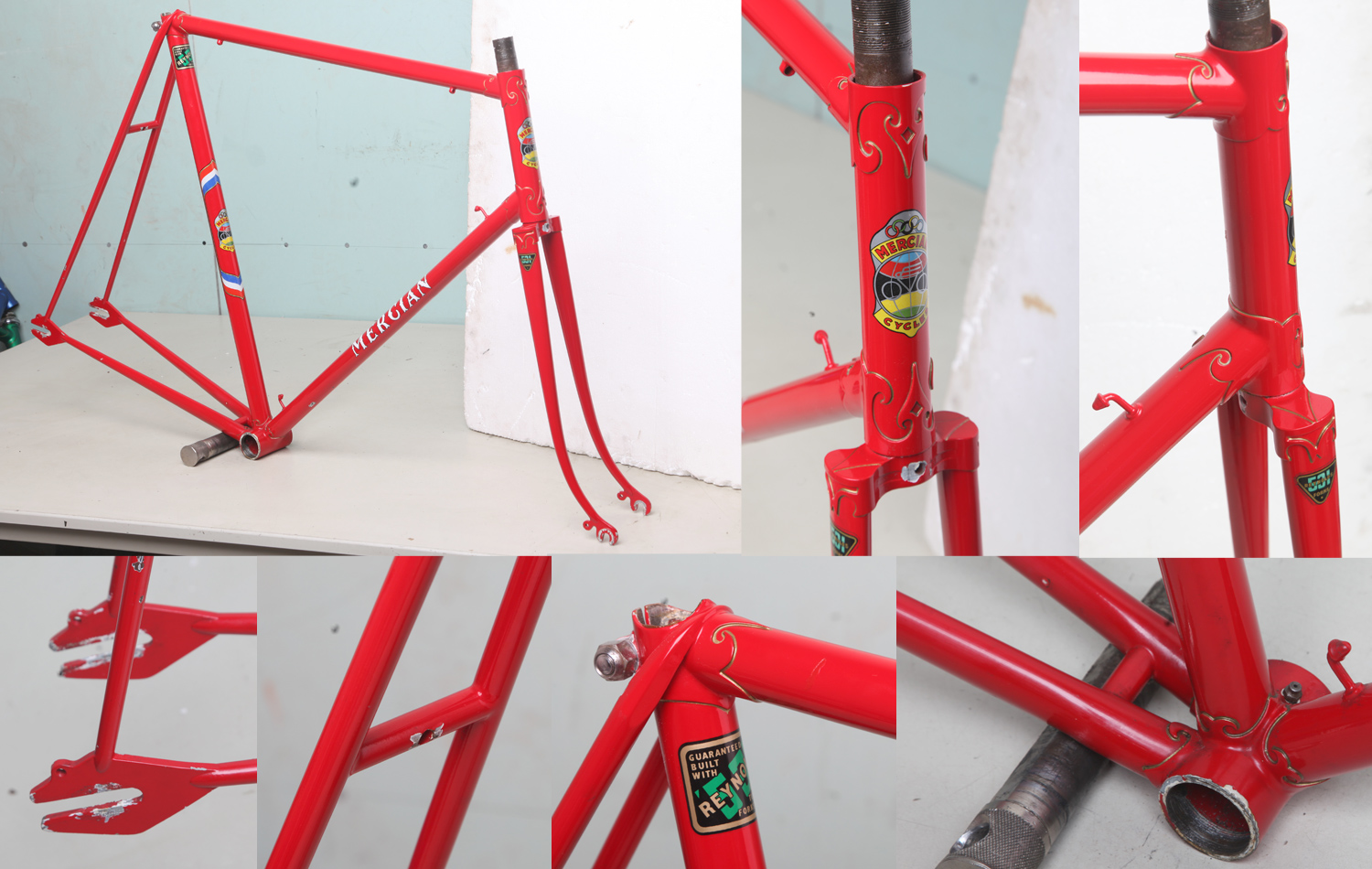 MERCIAN SUPER VIGORELLI ROAD TRACK 1958 Vincitore lugs